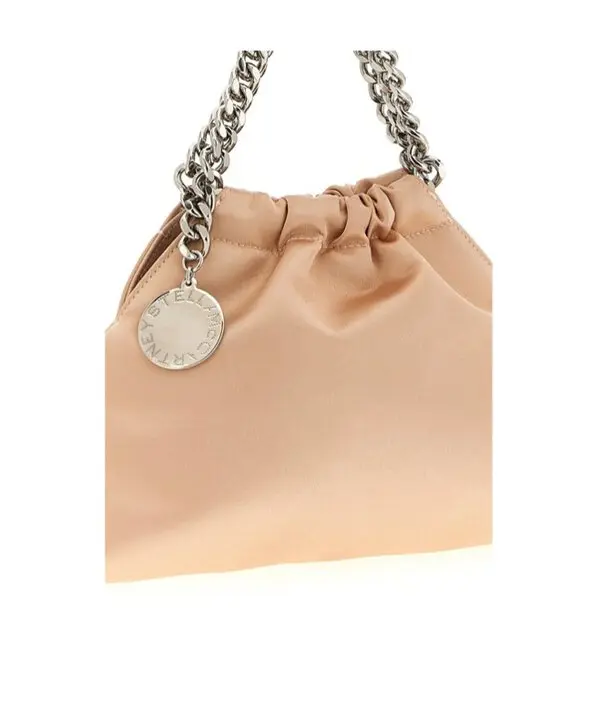 Stella McCartney Logo Plaque Chained Tote Bag - Pink