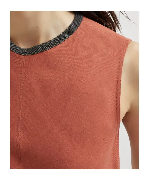 Brunello Cucinelli Monili Chain-detail Midi Dress