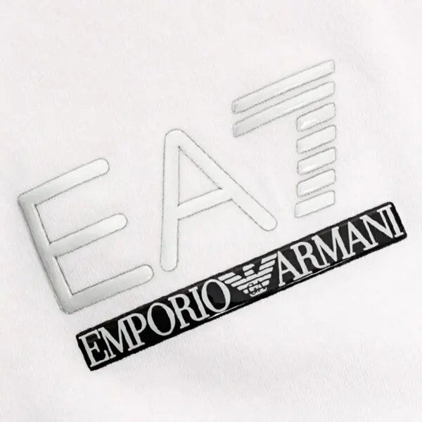 EA7 Logo Round-necked T-shirt