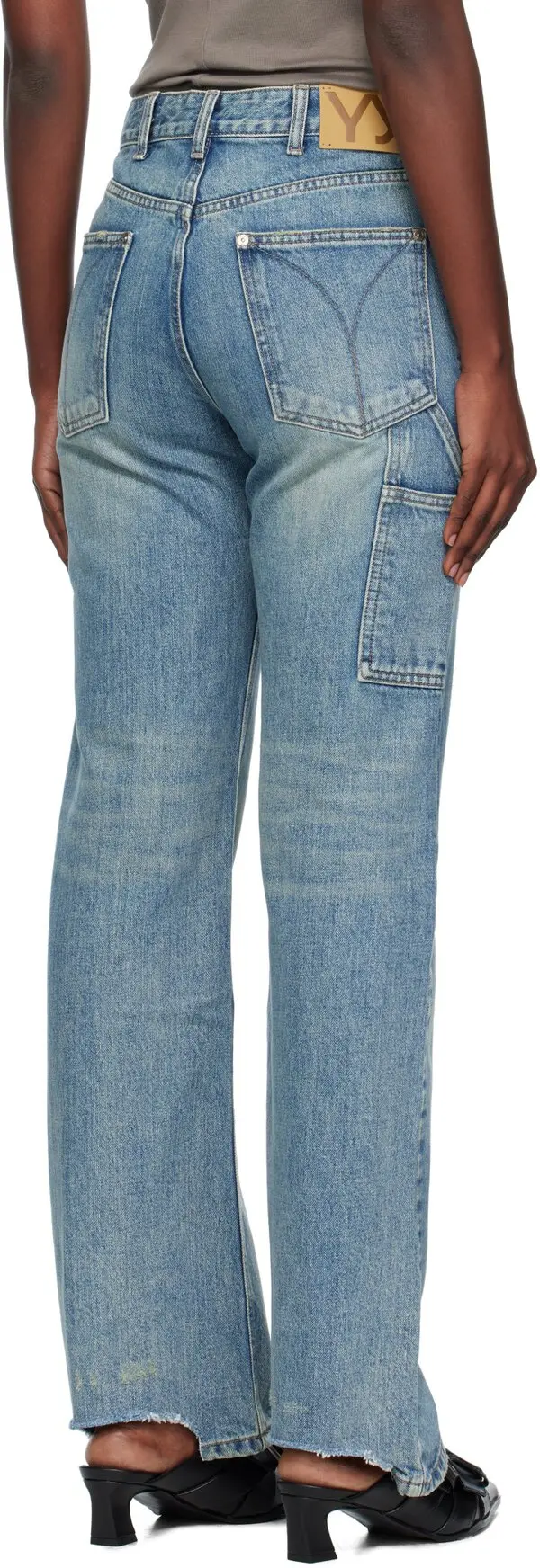 OPEN YY Frayed Hem Jeans