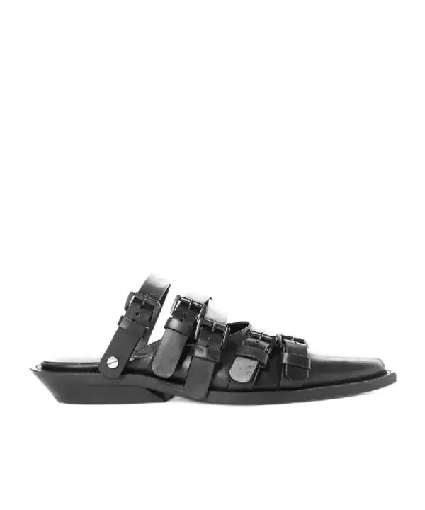 ANN DEMEULEMEESTER Kalla Buckle-strap Pointed Toe Sandals