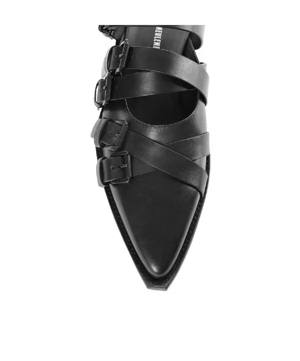 ANN DEMEULEMEESTER Kalla Buckle-strap Pointed Toe Sandals