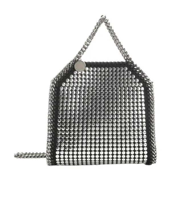 Stella McCartney Falabella Tiny Embellished Tote Bag - Black