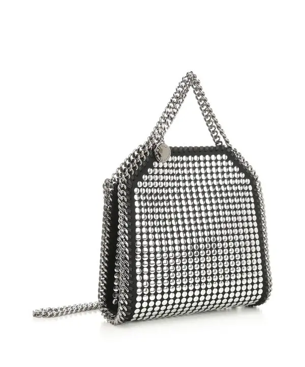 Stella McCartney Falabella Tiny Embellished Tote Bag - Black