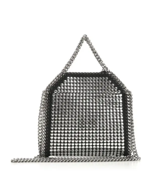 Stella McCartney Falabella Tiny Embellished Tote Bag - Black
