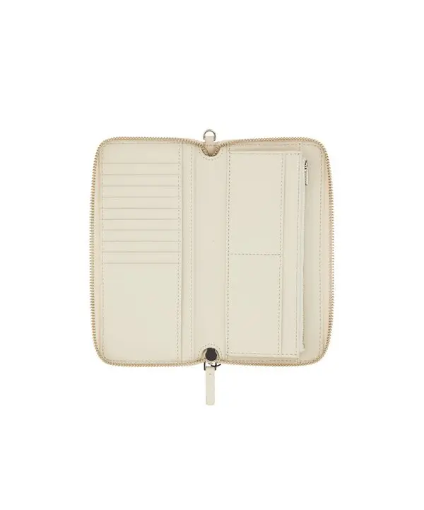 Marc Jacobs Continental Zipped Wallet - Ivory
