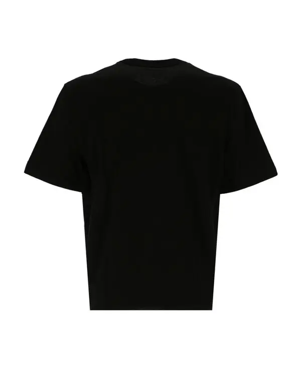 LANVIN Contrast Logo-print Crew-neck T-shirt