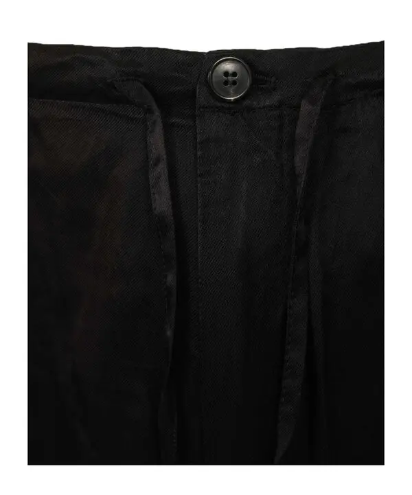 Dries Van Noten Straight Leg Pants With Drawstring Waistband