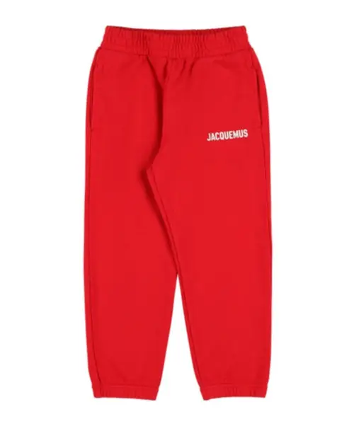 Jacquemus Logo Print Cotton Sweatpants