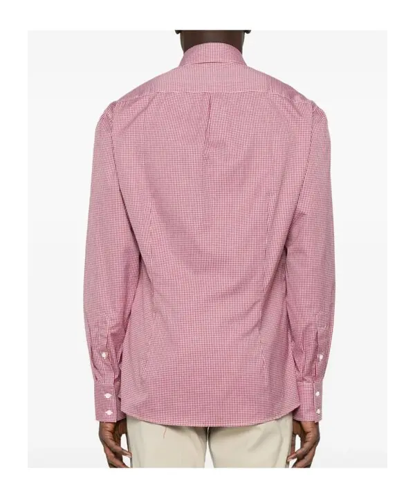 Brunello Cucinelli Gingham Shirt - Pink
