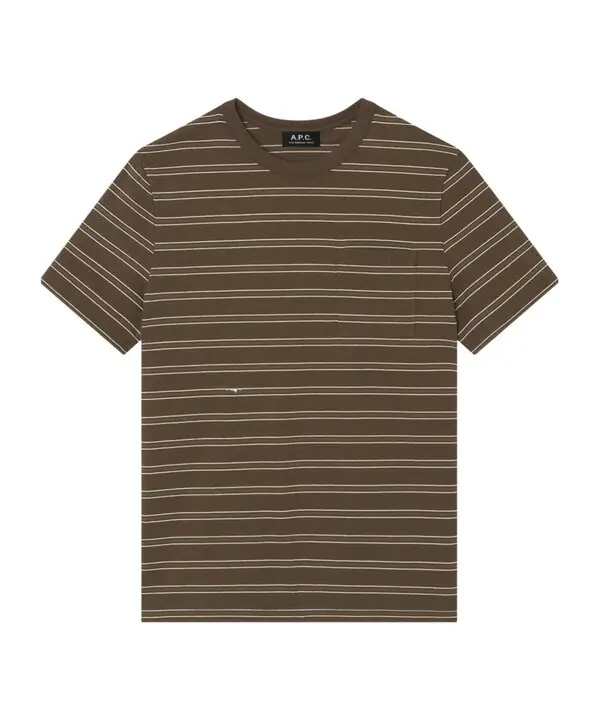 A.p.c. Striped Crewneck T-shirt