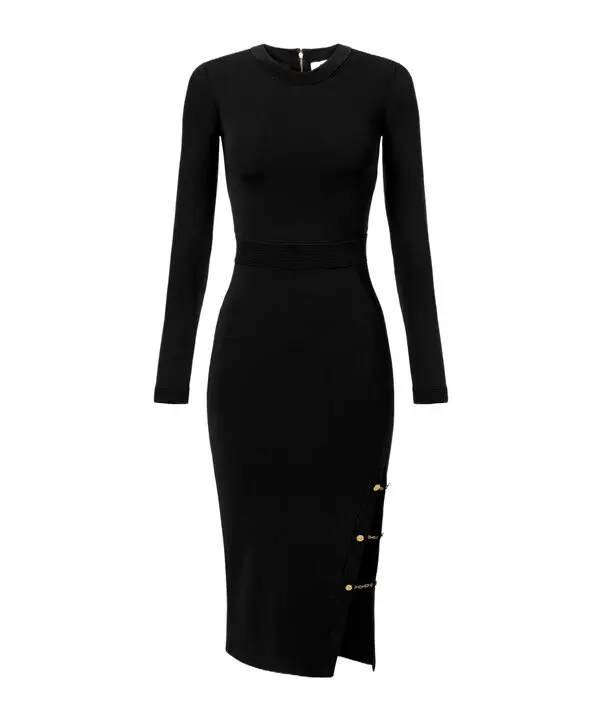 Elisabetta Franchi Embellished Knit Dress