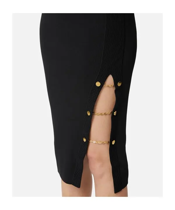 Elisabetta Franchi Embellished Knit Dress