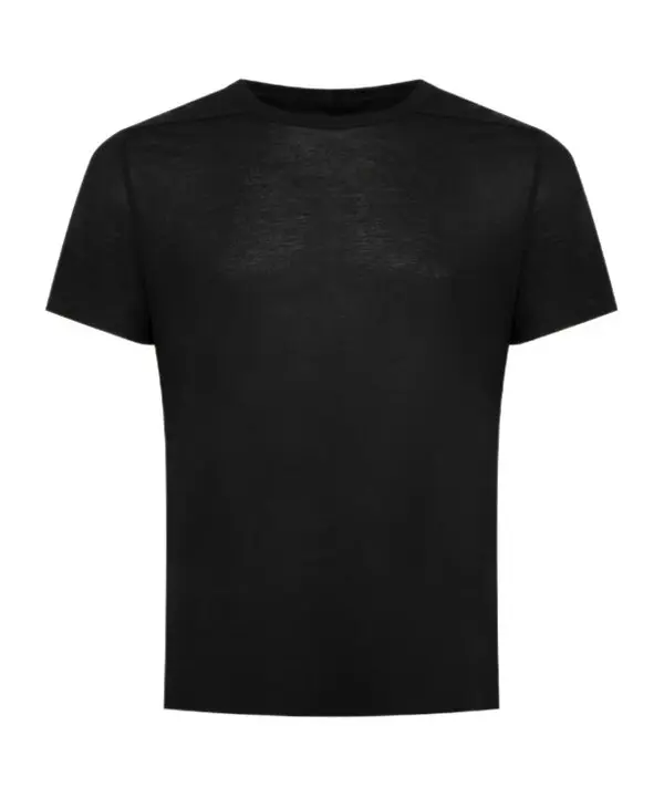 Rick Owens Sheer Short Sleeved T-shirt - Black