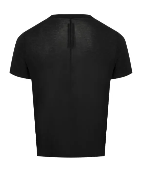 Rick Owens Sheer Short Sleeved T-shirt - Black