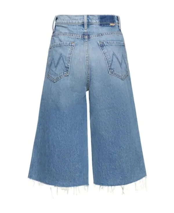 MOTHER The Undercover Fray Denim Shorts