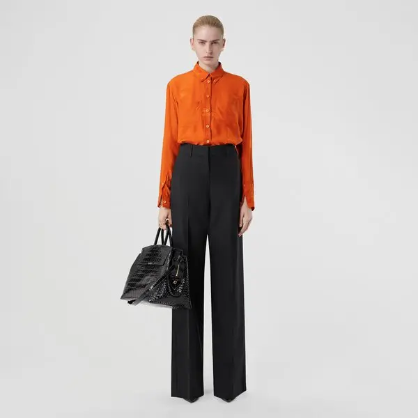 Burberry All-over Jacquard Buttoned Shirt