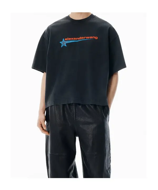Alexander Wang Star Patterned Crewneck T-shirt