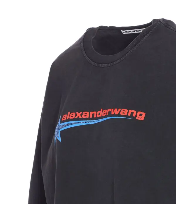 Alexander Wang Star Patterned Crewneck T-shirt