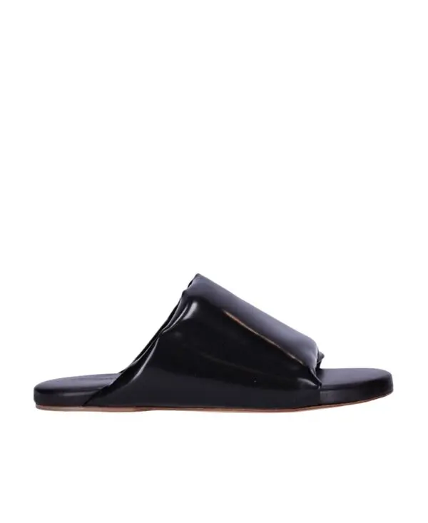Bottega Veneta Cushion Slides - Black