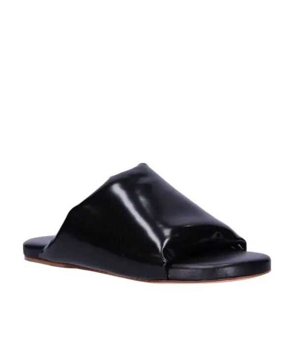 Bottega Veneta Cushion Slides - Black