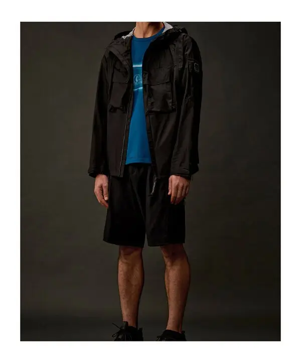 C.P. COMPANY Transformable Hooded Jacket - Black