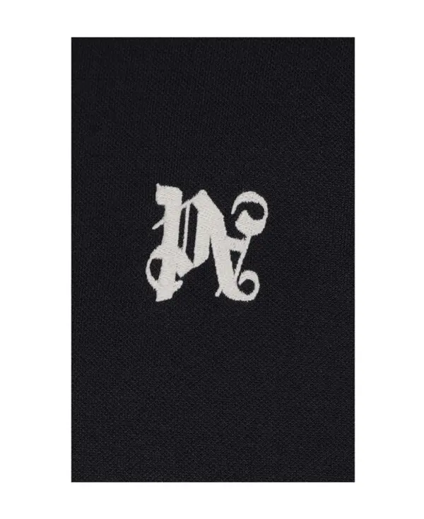 Palm Angels Logo Embroidered Zipped Jacket