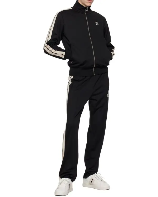 Palm Angels Logo Embroidered Zipped Jacket