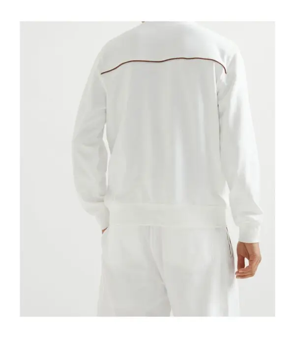 Brunello Cucinelli Long Sleeved Zipped Sweatshirt
