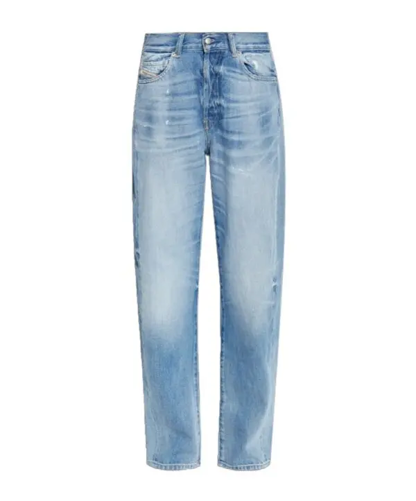 DIESEL® Distressed Light-wash Jeans - Blue