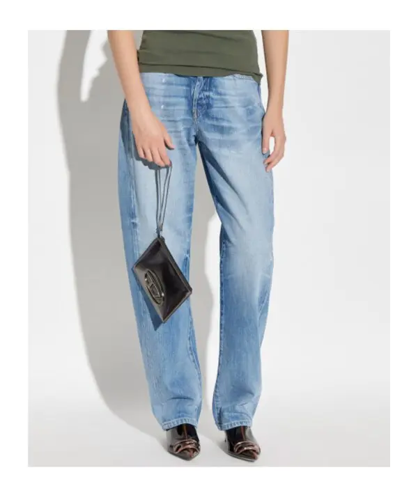 DIESEL® Distressed Light-wash Jeans - Blue