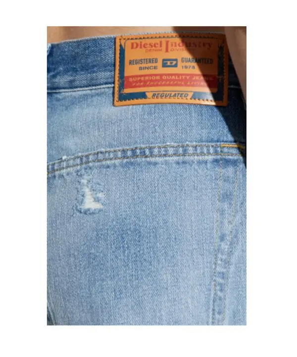 DIESEL® Distressed Light-wash Jeans - Blue