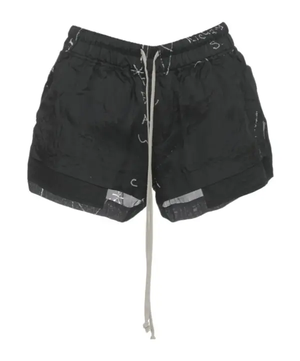 Rick Owens Drawstring Printed Shorts