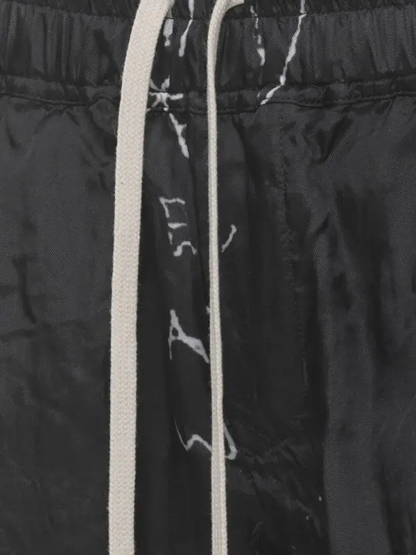 Rick Owens Drawstring Printed Shorts