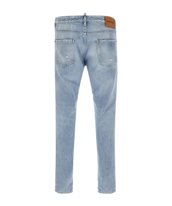 Dsquared2 Teddy Logo Patch Jeans