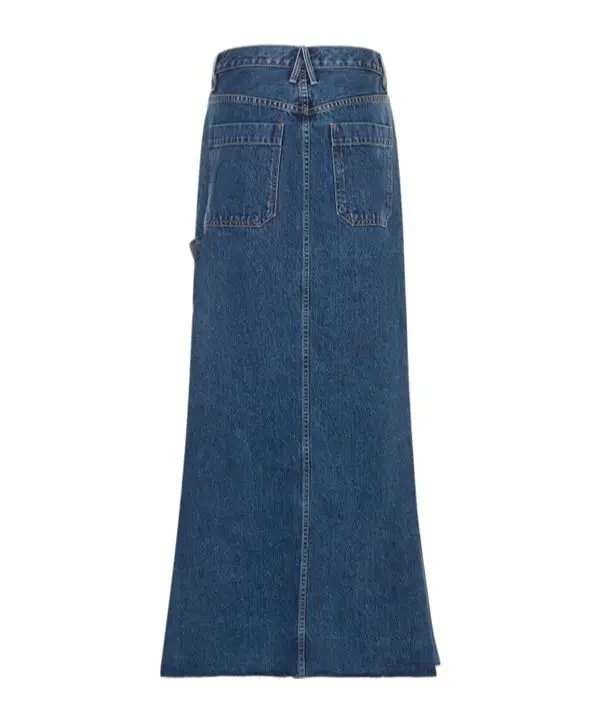 SLVRLAKE Worker Slit Denim Maxi Skirt