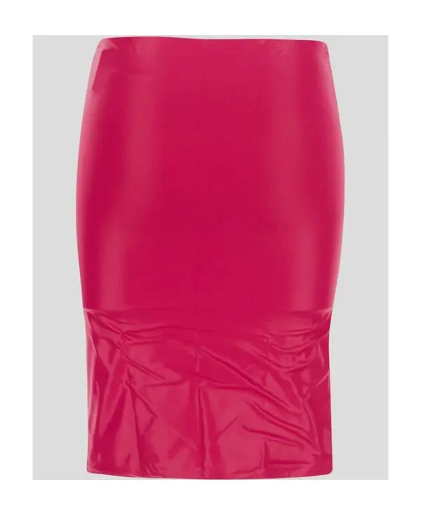 Attico Metallic Ruched Mini Skirt