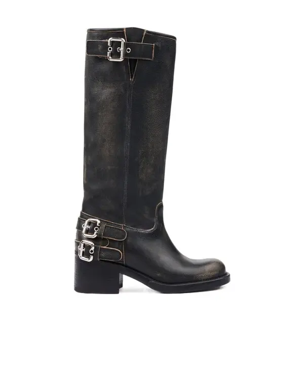 Chloé Dakota Knee-high Buckled Boots