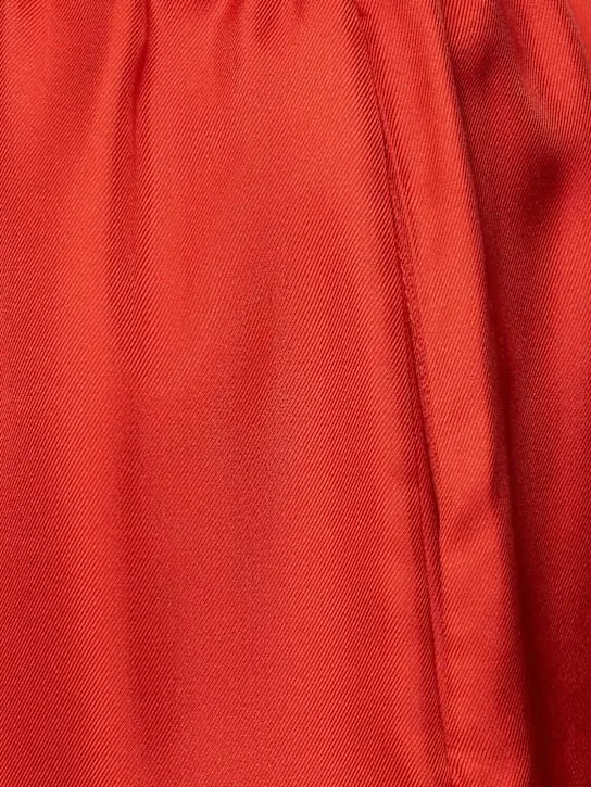 Loulou De Saison Elastic Waist Midi Skirt