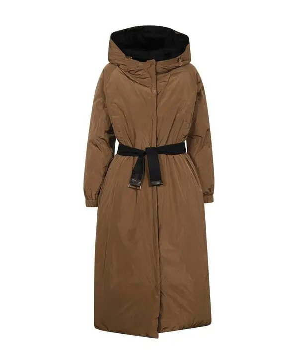 Max Mara Logo Padded Down Coat