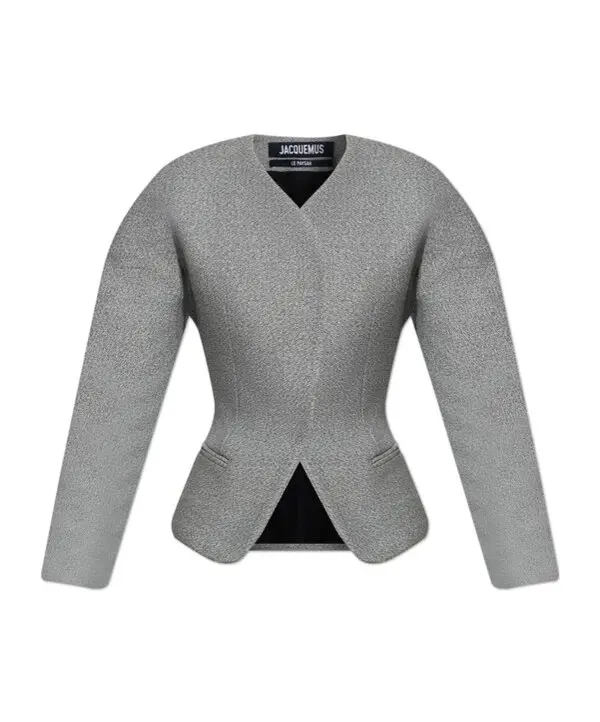 Jacquemus Mini Ovalo Jacket - Gray