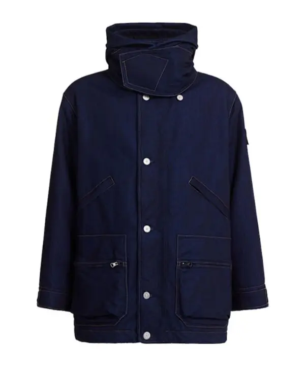 Stone Island Long-sleeved Denim Jacket