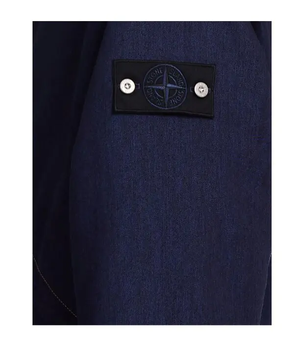 Stone Island Long-sleeved Denim Jacket