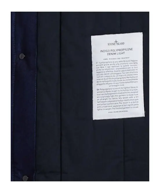 Stone Island Long-sleeved Denim Jacket