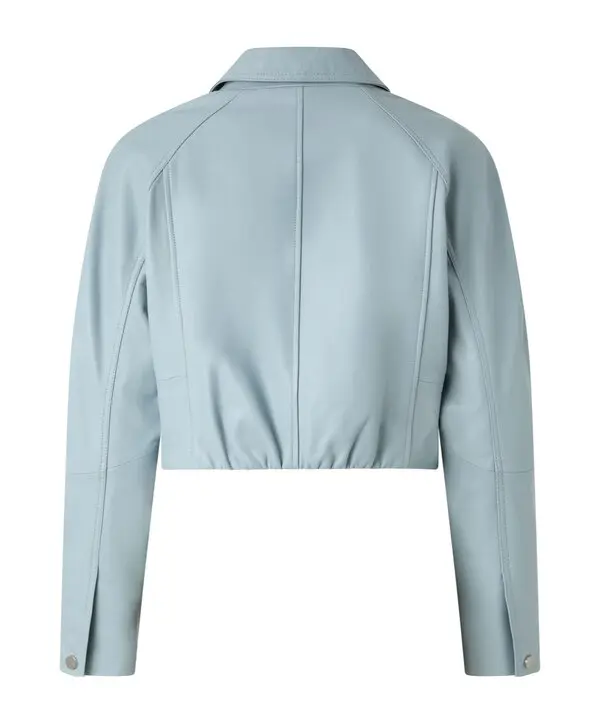 Pinko Zip Leather Jacket