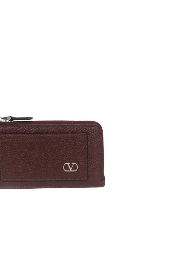 Valentino Garavani Vlogo Signature Zip-around Cardholder