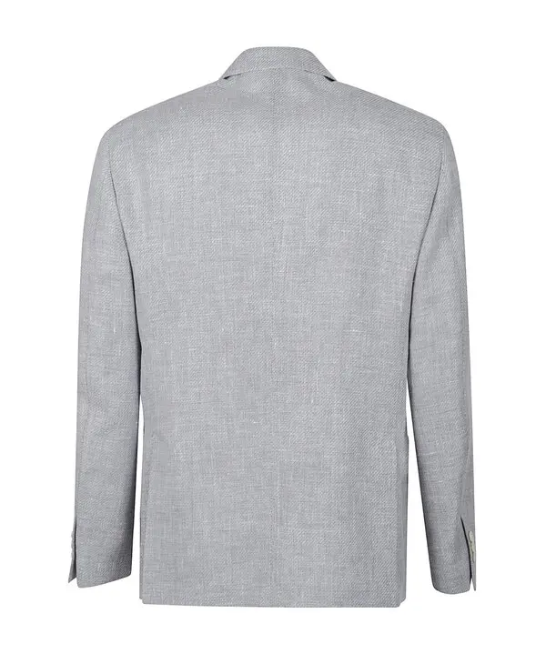 LARDINI Single-breasted Tailored Blazer - Gray