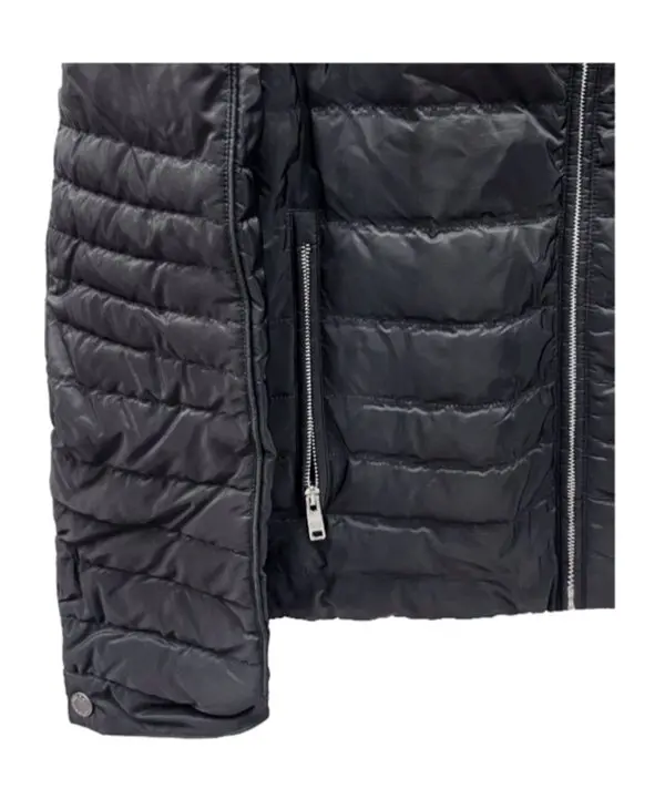 Prada Long-sleeved Zip-up Cotton Jacket With Stand Collar And Pockets