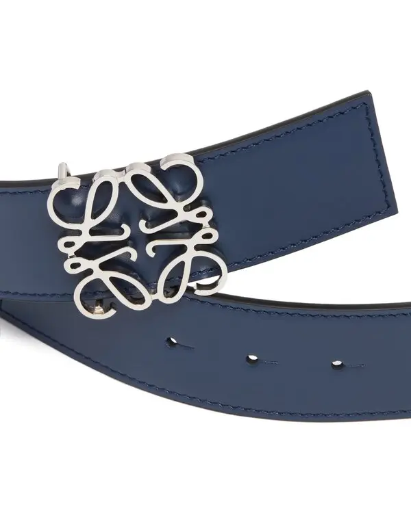 Loewe Logo Buckled Reversible Belt - Green