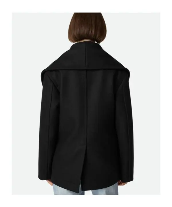 Bottega Veneta Double-breasted Coat With Notched Lapel